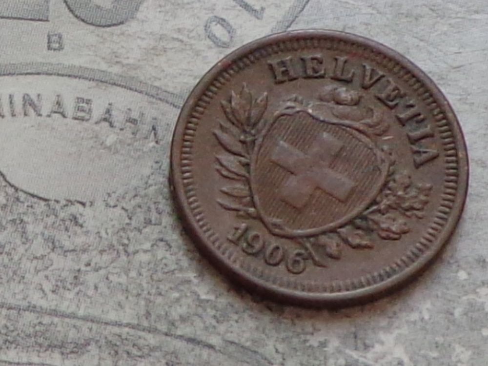 1 ct 1906 B - Très belle pièce Rare (Gebraucht) in Pully für CHF 16 – mit Lieferung auf Ricardo ...