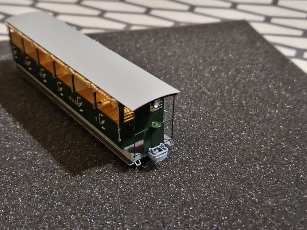 HRF WAB Personenwagen BC 3 + BC 6 H0e Wengernalpbahn (Neu (gemäss ...