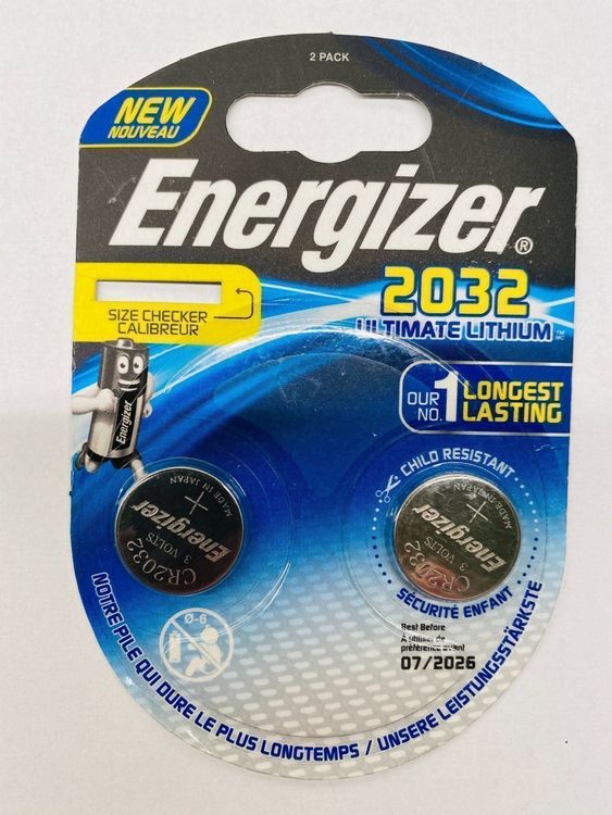 Energizer 2032 ULTIMATE LITHIUM 3V (Neuf avec emballage d'origine) à ...