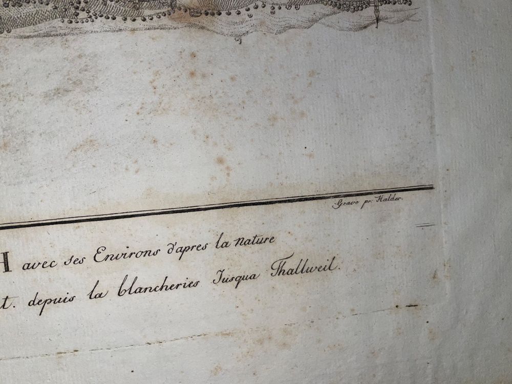Antiker Plan vom Zürichsee 1800 Laurenz Halder (1765-1821) | Kaufen auf ...