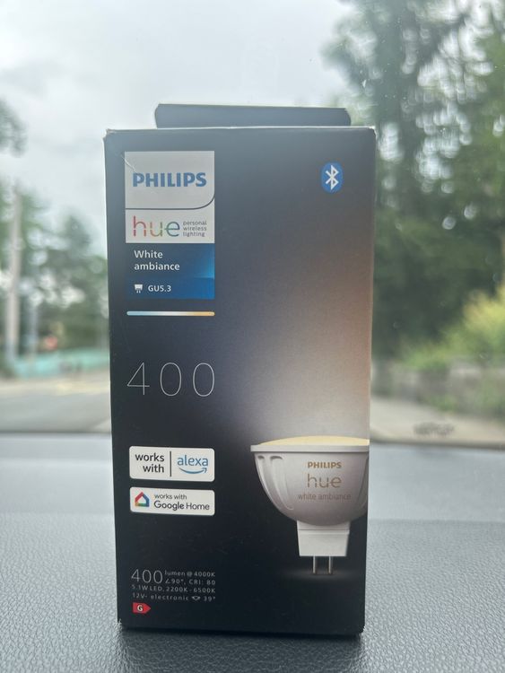 3 x Philips Hue White Ambiance GU5.3 400 Lumen Smart (Neu und ...