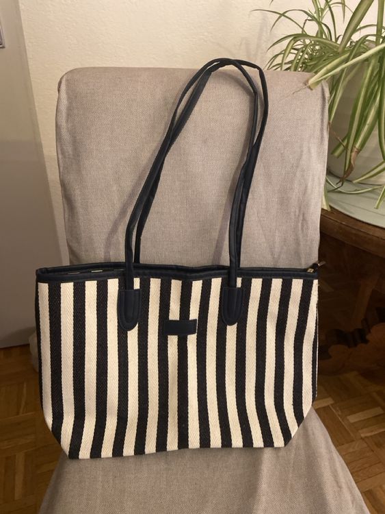 Sac rayé d'été, style marin - Parfait pour la plage! (Neuf (Voir ...