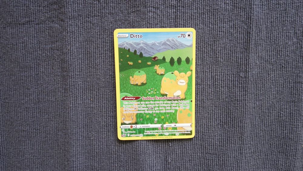 Ditto Full Art Galarian Gallery Crown Zenith (EN) | Kaufen auf Ricardo