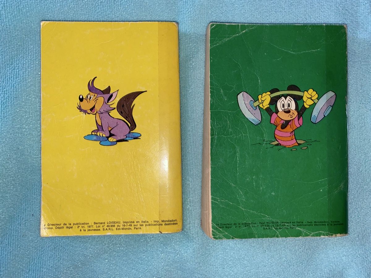 Rare! Journal de Mickey, Walt Disney 1977 & 1975 📚 🐭 🎁 (D'occasion) à ...