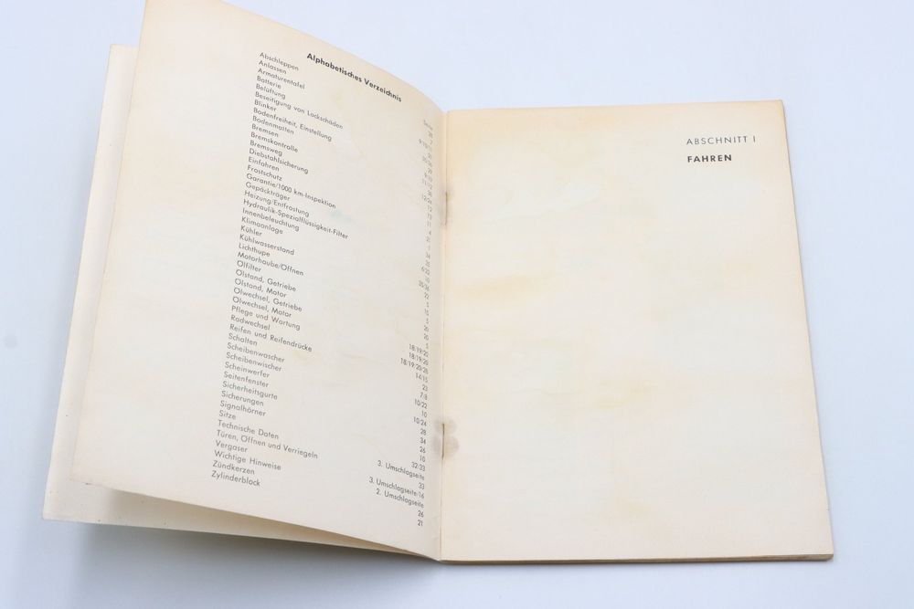 Citroen Break 19/21 1967 Betriebsanleitung (Gebraucht) in Bühl b ...