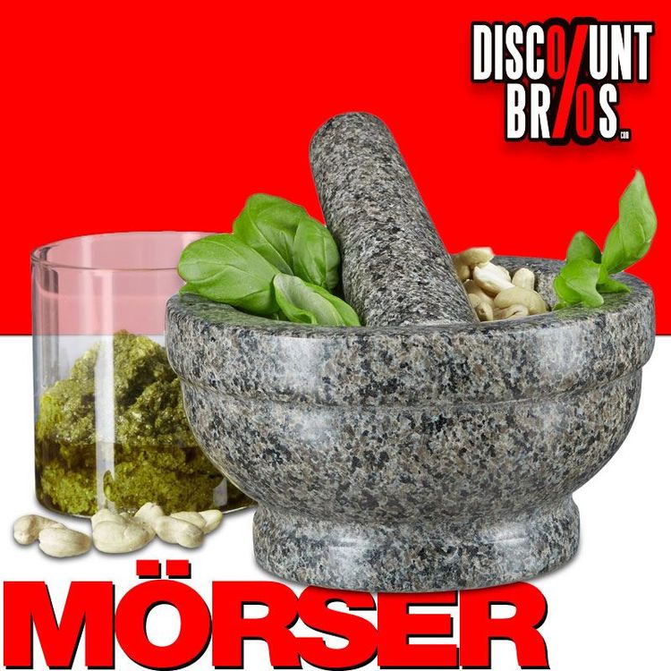 NEU XL MÖRSER mit Stössel Granit Ø17cm (Neu und originalverpackt) in ...