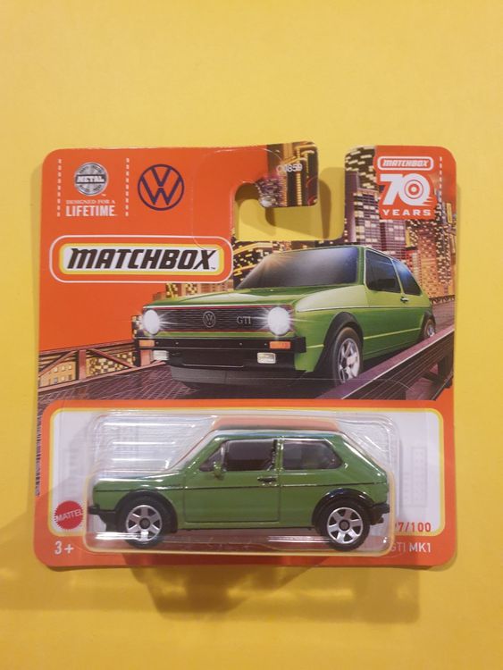 Matchbox 1976 VOLKSWAGEN GOLF GTI MK1 (Neu und originalverpackt) in ...