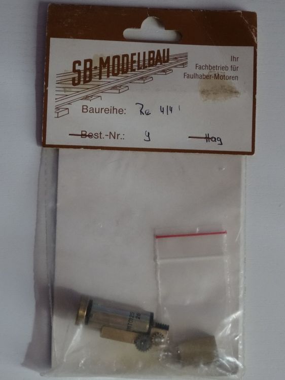 SB Modellbau, Nr: 9, Motor Umbausatz, zu Hag Re 4/4 I, NEU | Kaufen auf Ricardo
