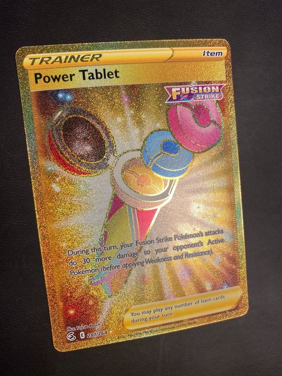 Power Tablet "gold" Pokémon-Karte (ENG) (Neu (gemäss Beschreibung)) in ...