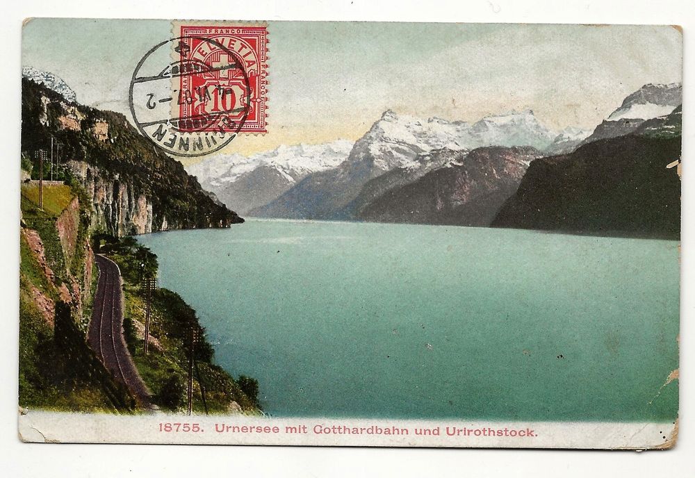 Urnersee mit Gotthard 1907 yk | Kaufen auf Ricardo