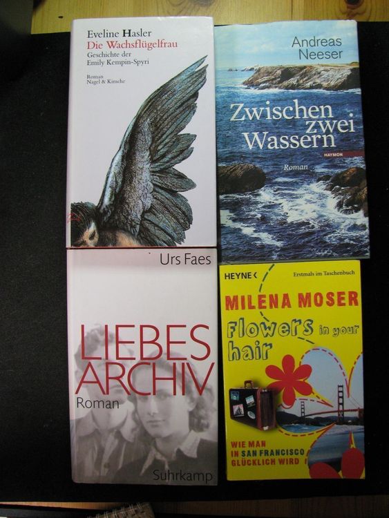 4x Romane von Schweizer Autoren (Gebraucht) in Reitnau für CHF 2.5 ...