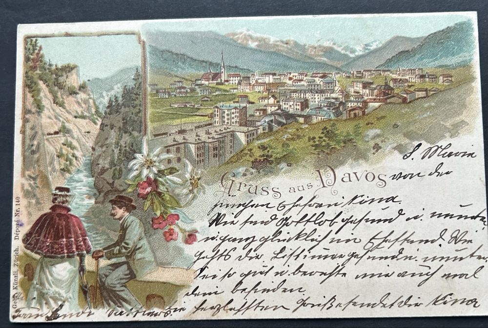 Gruss aus Davos Litho | Kaufen auf Ricardo
