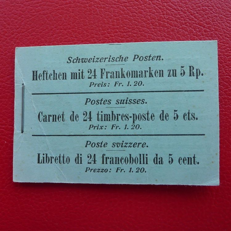 0-5 seltenen Markenheft ungebraucht & unkomplett, SBK: 850.- (Gebraucht) in Sursee für CHF 12 ...