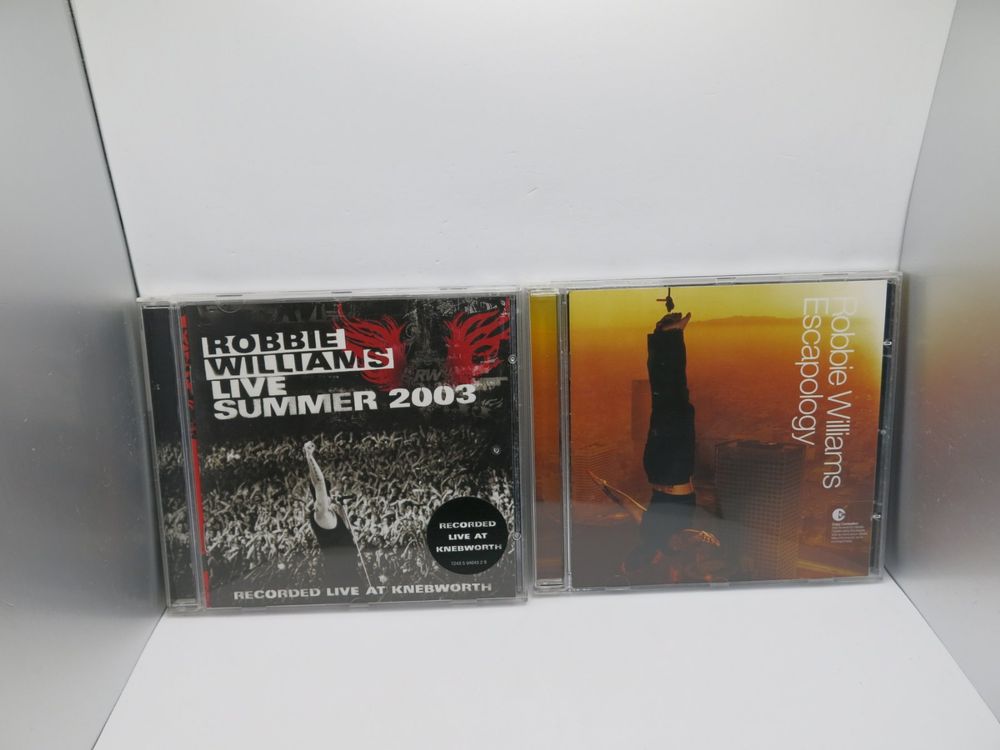 2 CD Robbie Williams Live Summer 2003 + Escapology (Gebraucht) in Ernetschwil für CHF 1.25 – mit ...