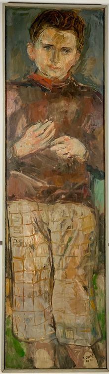 Alfred Stocki (1906-1988 )Gemälde von einer Junge | Kaufen auf Ricardo