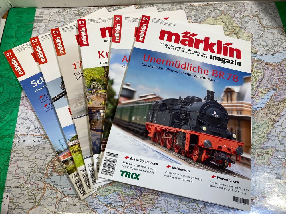 Märklin/Trix Magazin ganzer Jahrgang 1-6 2022 (Gebraucht) in Jona für ...