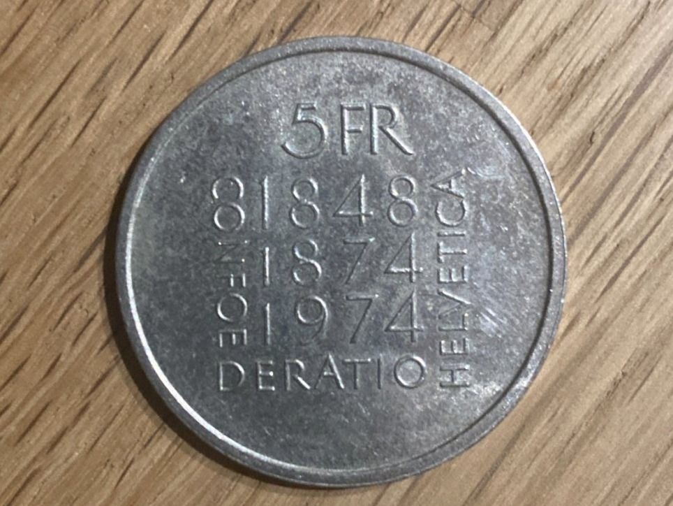 5 Fr. Verfassung-Revision 1974 (s) | Kaufen auf Ricardo