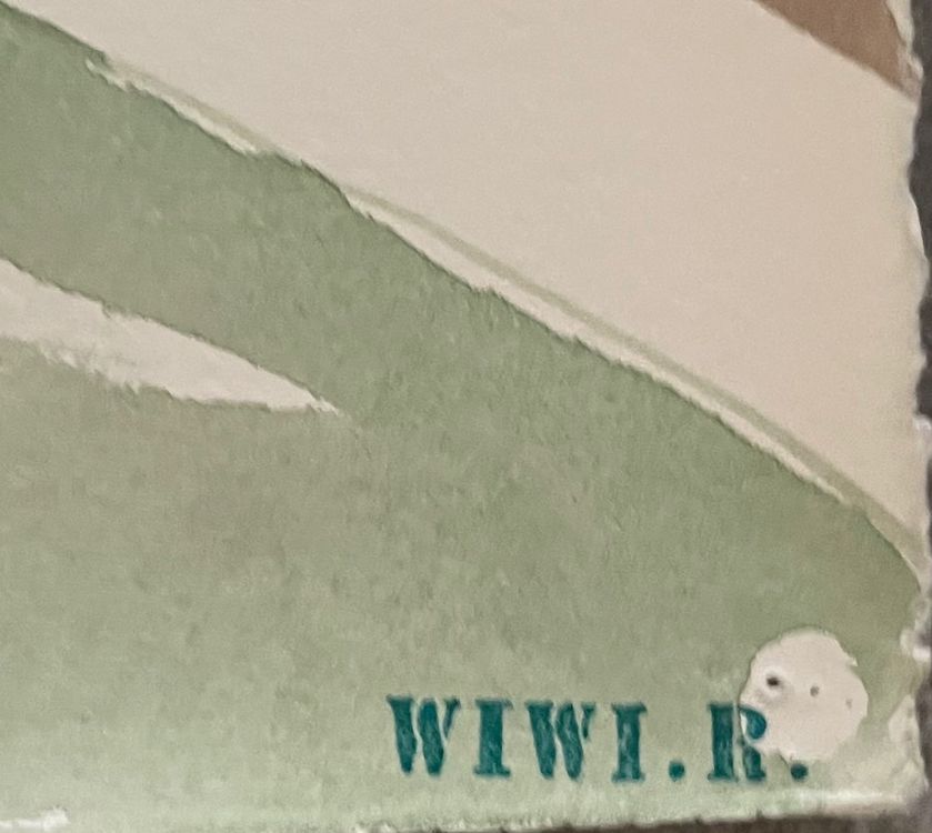 Rolf Winnewisser (1949) Grosse Aquarell aus Galleri Nachlass (Gebraucht) in Root für CHF 140 ...