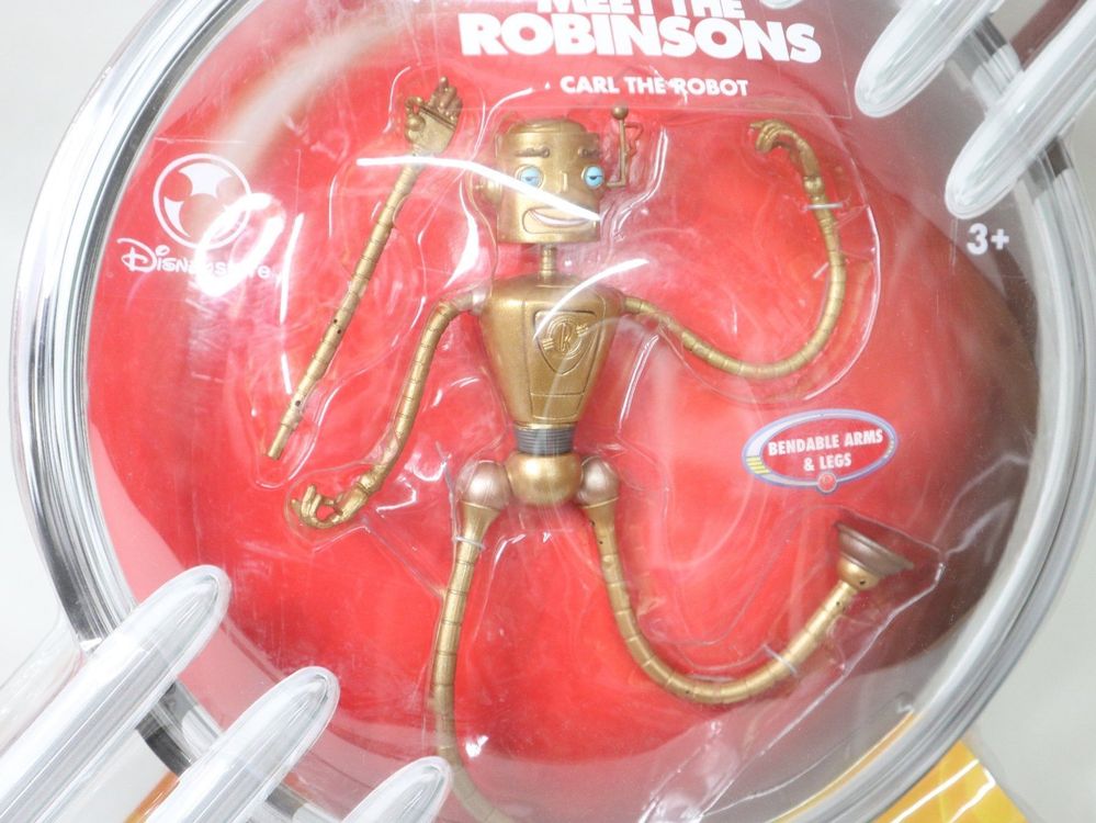 Disney Meet the Robinsons Carl der Roboter Biegefigur OVP (Neu und ...