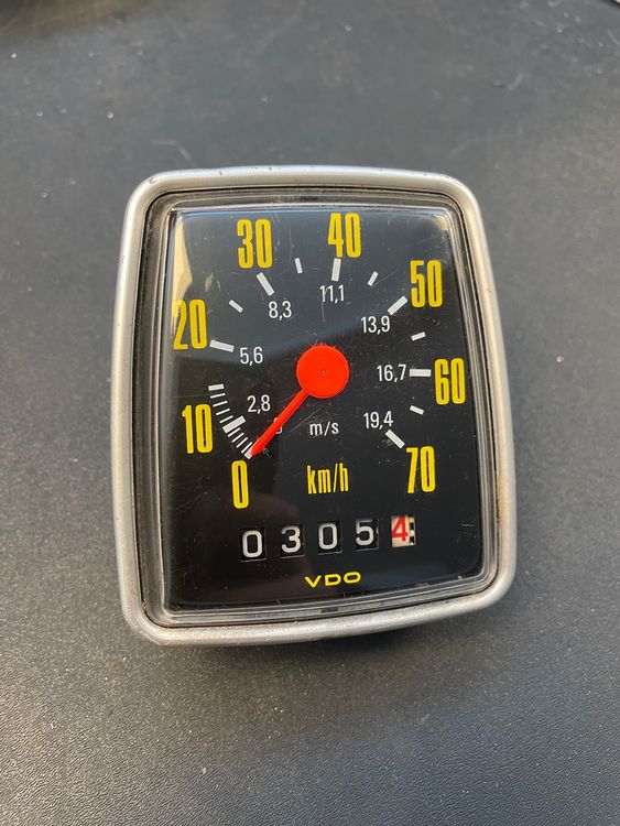 VDO Trio 70 Tacho ca.1980, Oldtimer Fahrrad Tachometer (Gebraucht) in ...