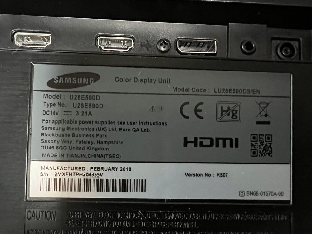 PC Monitor Samsung U28E590D | Kaufen auf Ricardo