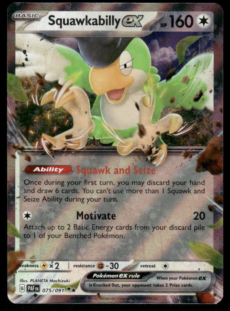 Pokémon Squawkabilly ex (PAF 075) (Neu (gemäss Beschreibung)) in ...
