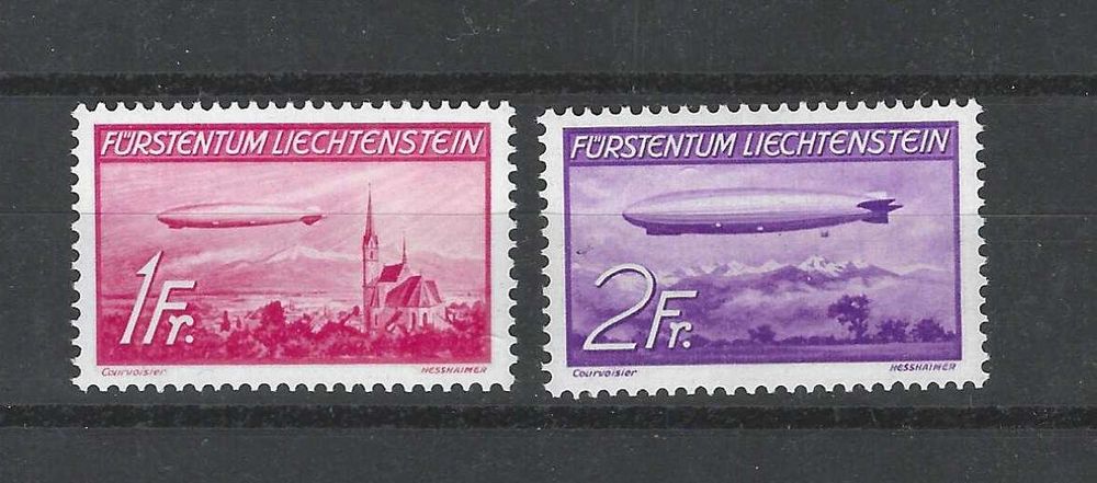 1936 Zeppelin über Lichtenstein postfrisch Kat. Fr.300.- (Neu (gemäss Beschreibung)) in Wildhaus ...