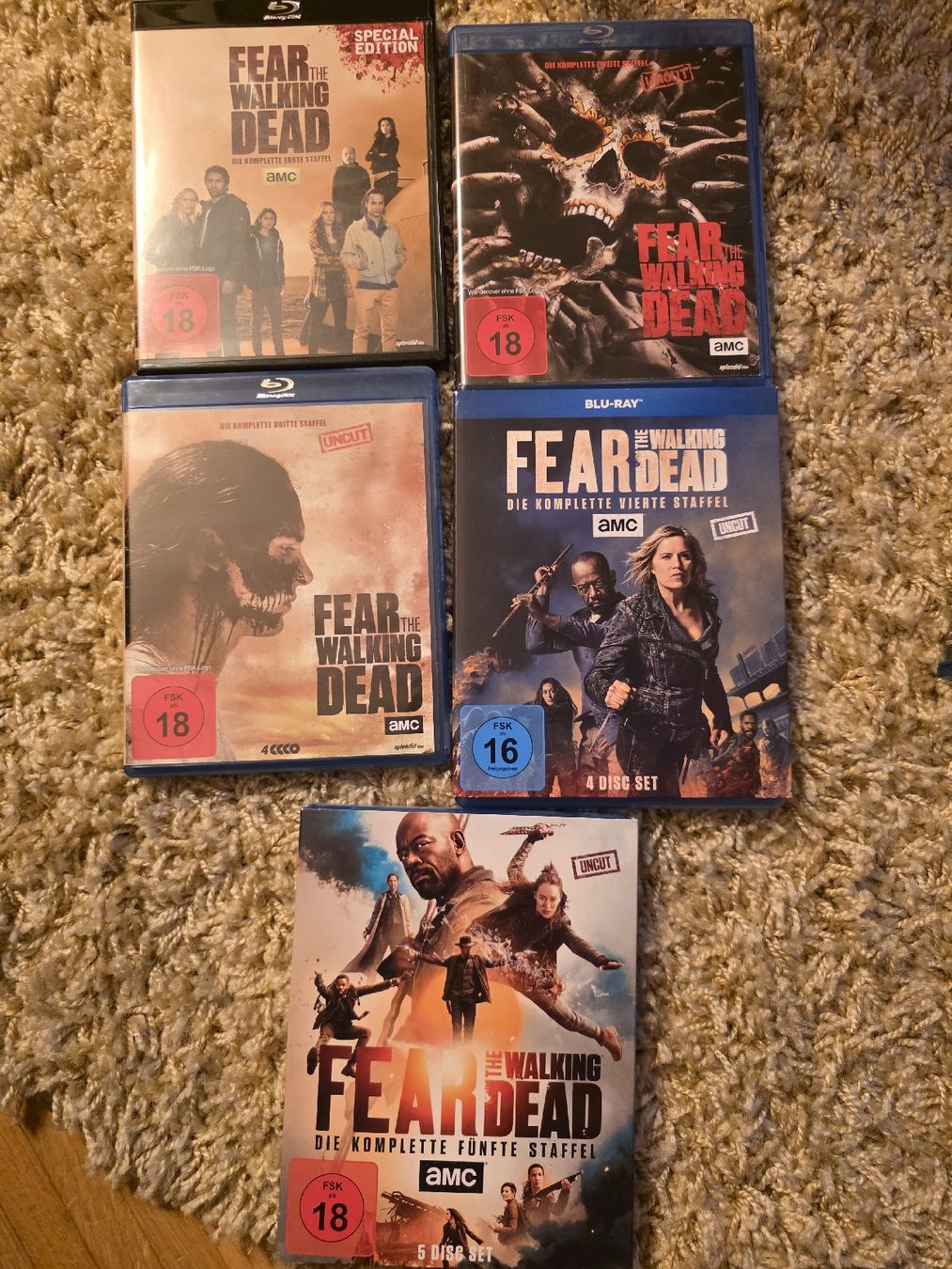 Fear the Walking Dead: Staffeln 1-5, Blu-Ray Box! (Neu (gemäss ...