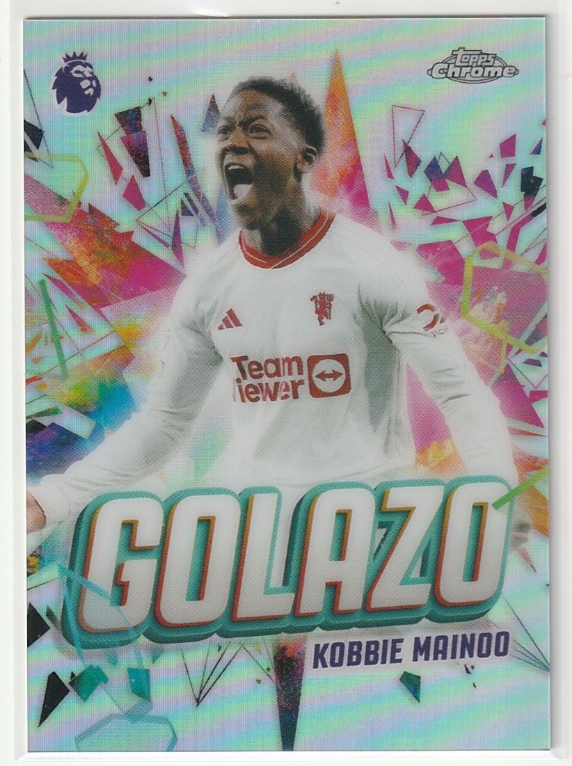 2026 Topps Chrome Premier League Kobbie Mainoo Golazo (Neu (gemäss ...