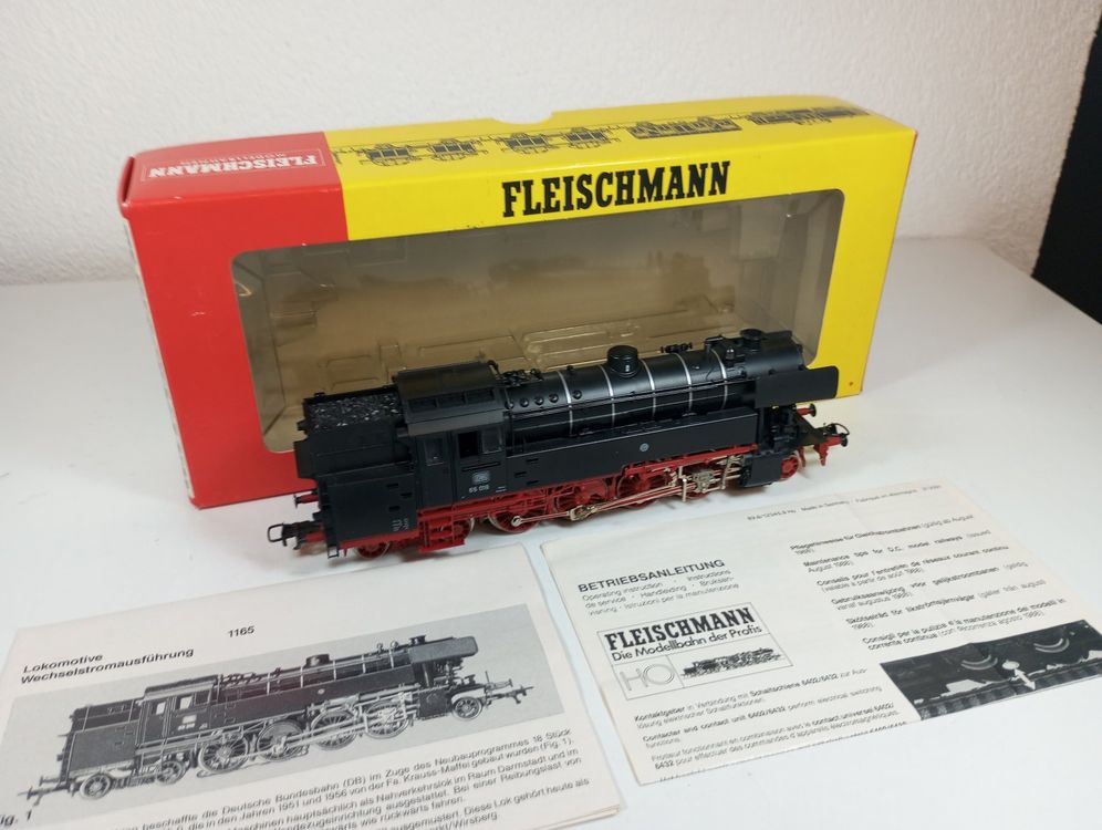 Fleischmann: 1165, Tender-Lokomotive BR 65 der DB | Kaufen auf Ricardo