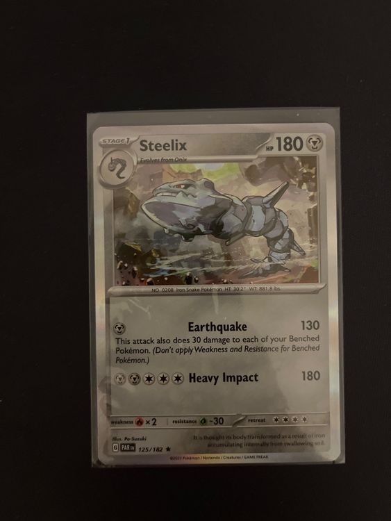 Pokemon Pachirisu SVI 208 Steelix PAR 125 und Lot + 20 Karte (Neu ...