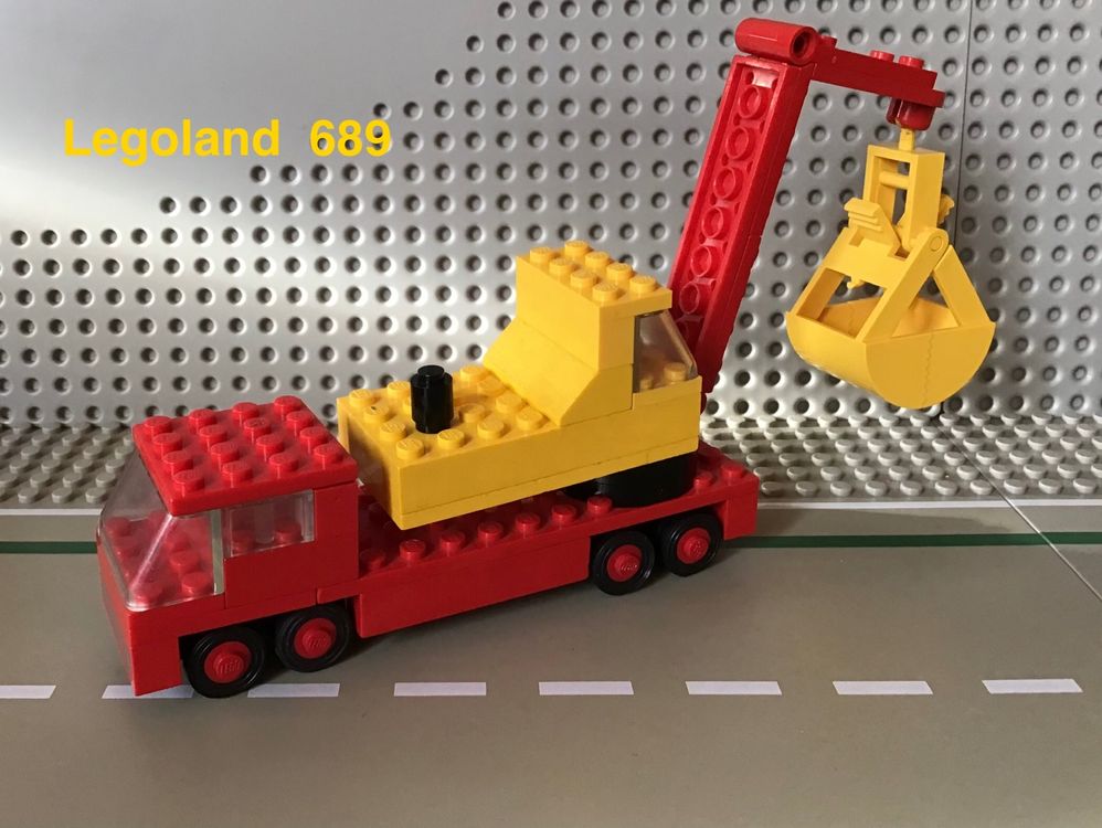 Lego System LKW mit Kran 689 Top Zustand Vintage (Gebraucht) in ...