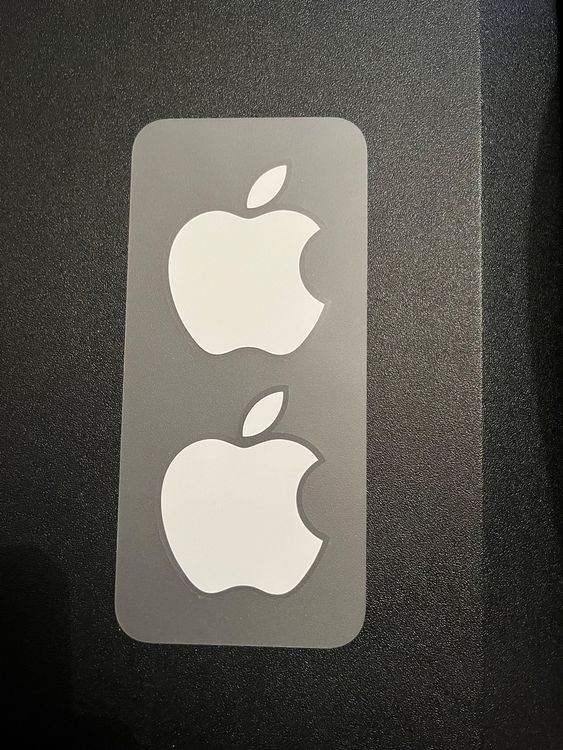 Original Apple Sticker Weiss / White | Kaufen auf Ricardo