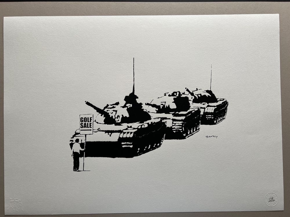 Banksy « Golf Sale » XL VERSION 150/150 | Kaufen auf Ricardo