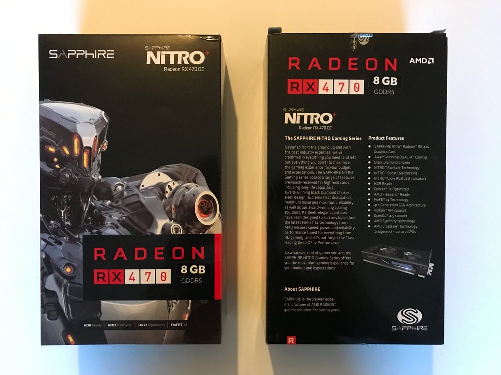 Sapphire NITRO+ RX470 8GB SET | Kaufen auf Ricardo