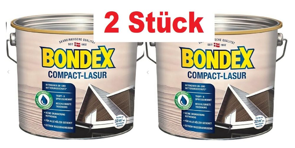 2Stk.BONDEX Holzlasur Compact Palisander | Kaufen auf Ricardo
