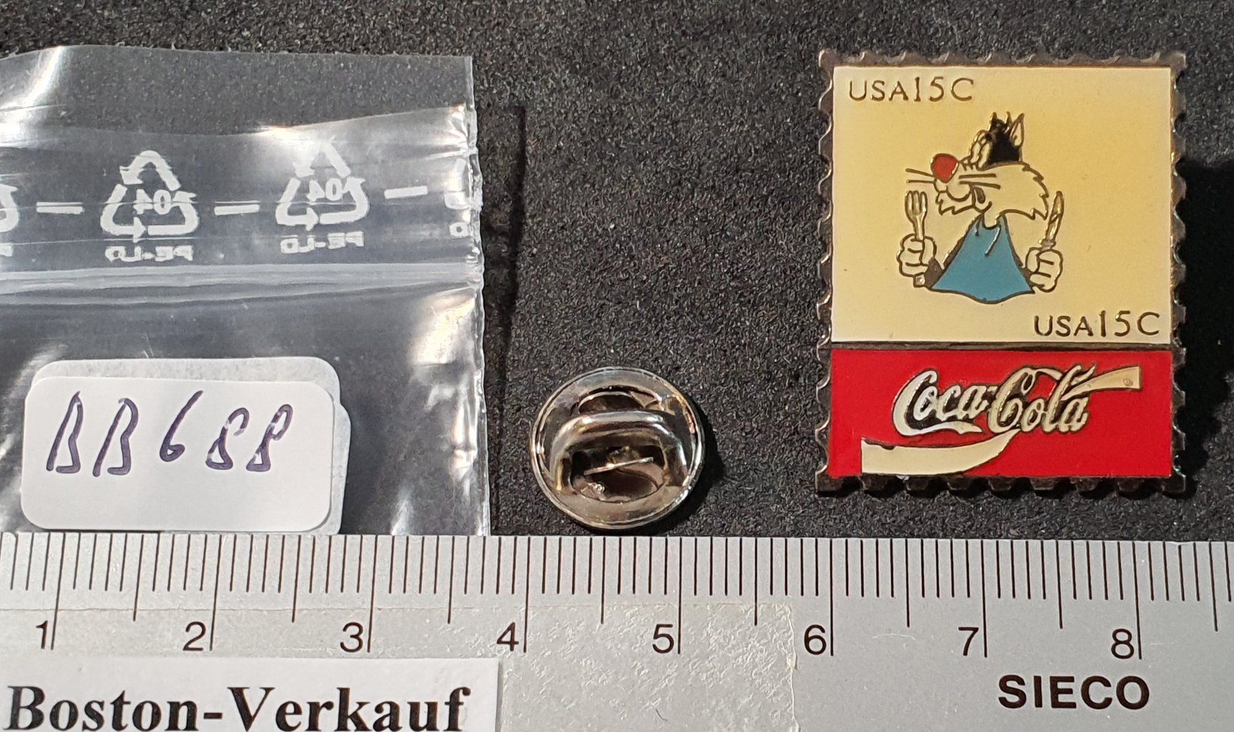 BB688 - Pin Coca Cola Looney Tunes Comic Figur - Sylvester (Gebraucht ...