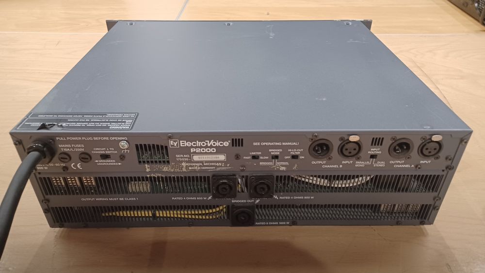 Verstärker Endstufe Verstärker Electro Voice P2000 (D'occasion) à Watt ...