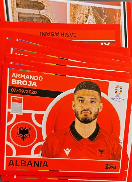 Albania- Topps Euro 2024 Stickers (Neu (gemäss Beschreibung)) in ...
