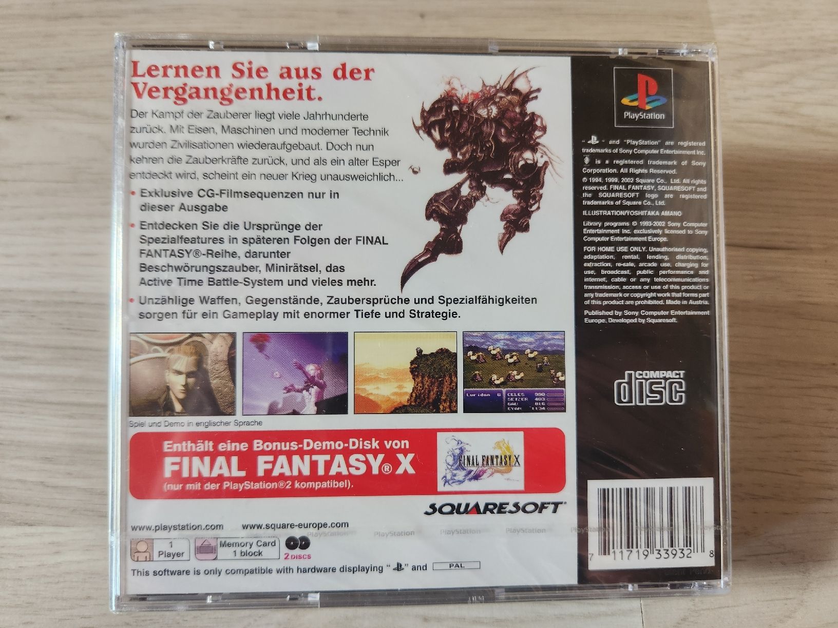 Final Fantasy VI - Versiegelt / Sealed - Playstation PS1 (Neu und ...