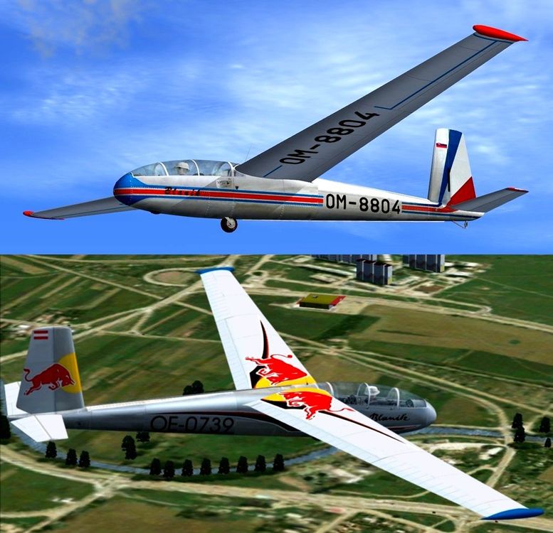 BAUPLAN / Construction PLAN fur RC Segler "Let L-13 Blanik" (Neu ...