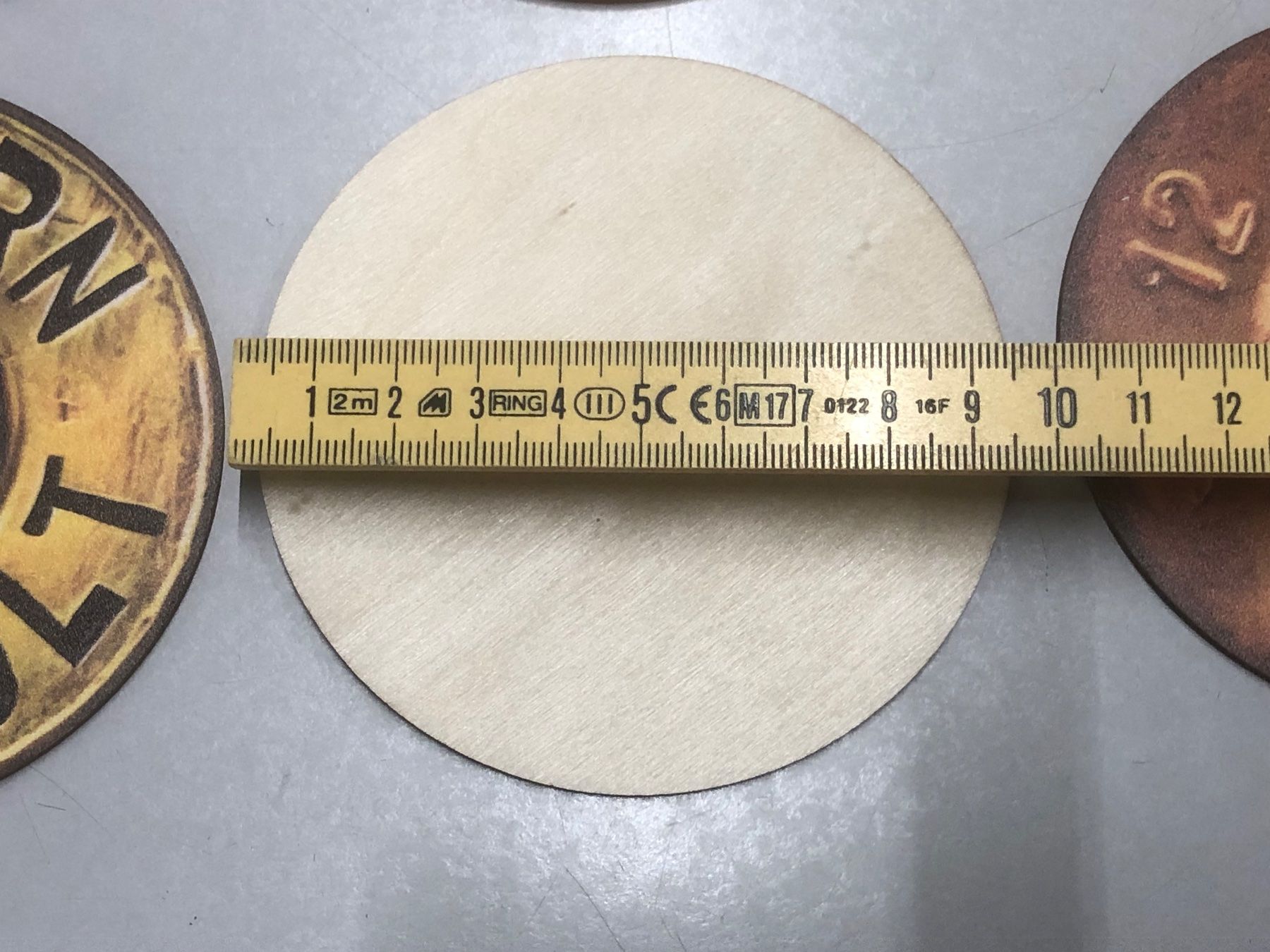 Untersetzer Munition Schuss Patrone Kugel Waffe Army Western (Neu ...