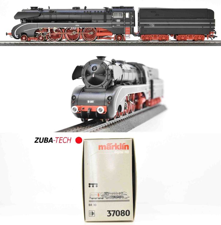Märklin 37080 Dampflok BR 10 DB H0 WS Digital mit OVP (D'occasion) à St ...