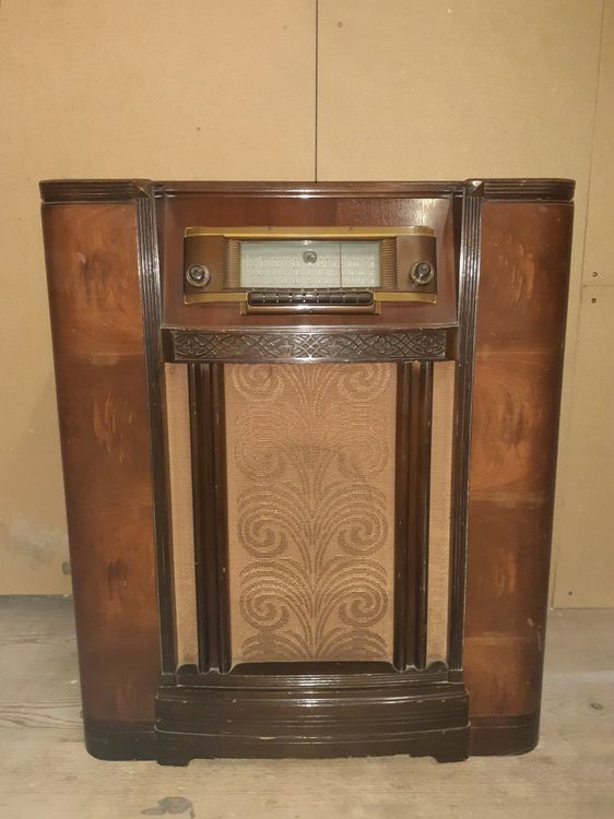 Stand-Radio "Silvertone" Art-Deco von 1940 USA Amerika 👀 (Gebraucht) in ...