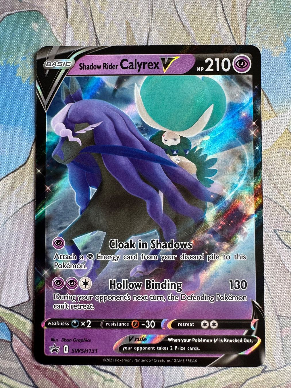 Pokémon TCG – Shadow Rider Calyrex V (SWSH131) Promo (Neu (gemäss ...