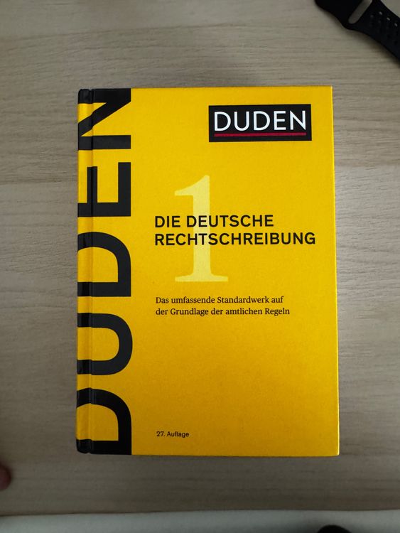 Duden - Die deutsche Rechtschreibung, 27. Auflage (Gebraucht) in Zürich ...