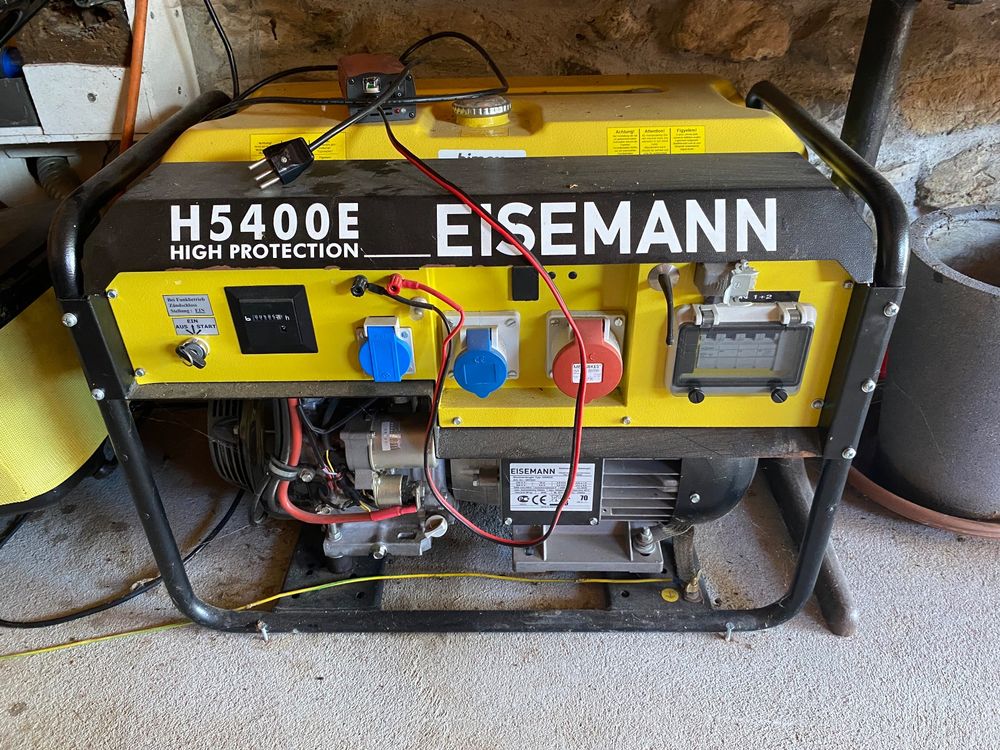 Gas Notstromaggregat- 3.8/4.5 kVA | Kaufen auf Ricardo