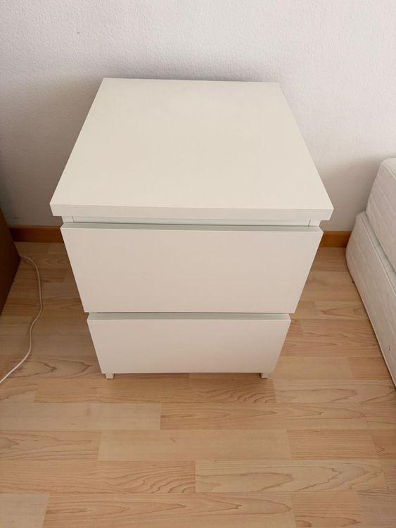 2 für 1 Preis - IKEA MALM Nachttisch weiss (Gebraucht) in glattbrugg ...