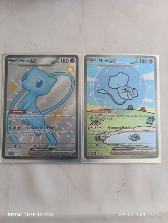 pokémon Mew EX 232/091 216/091 (Neu (gemäss Beschreibung)) in Arbon für ...