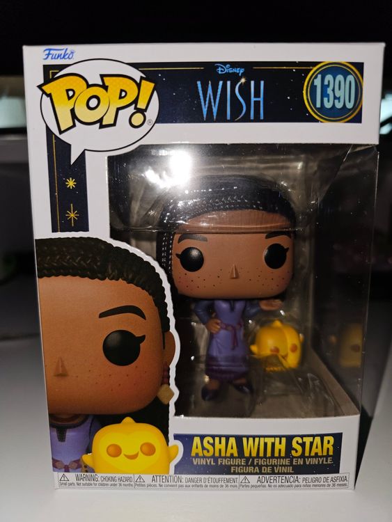 Funko Pop ! Disney Wish Asha with star 1390 (Neu (gemäss Beschreibung ...